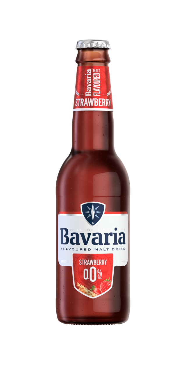 Bavaria Malt Drink Strawberry Bottle-330ml – Alshahin for Import and ...